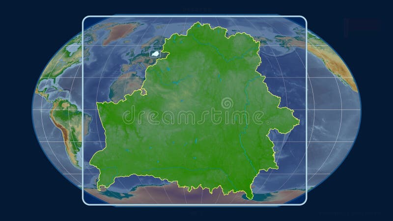 Belarus physical map stock vector. Illustration of travel - 137864647