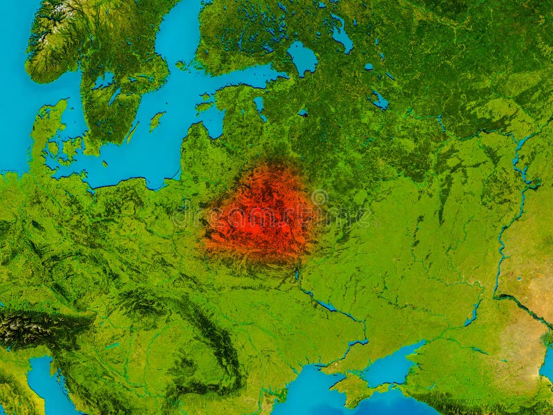 Belarus Physical Map Stock Illustrations – 273 Belarus Physical Map ...