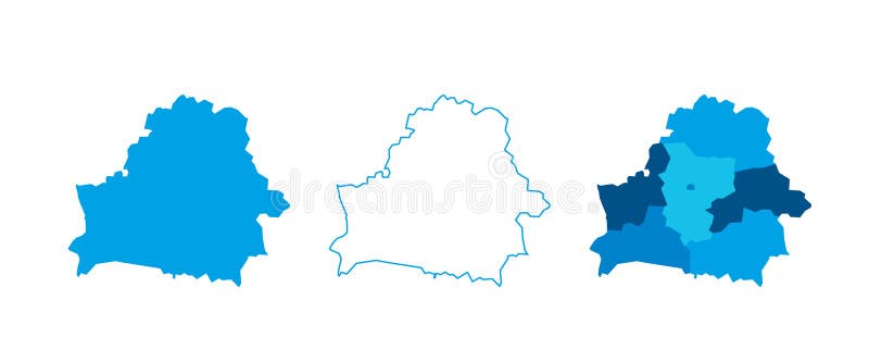 Belarus Political Map of Administrative Divisions Stock Vector ...