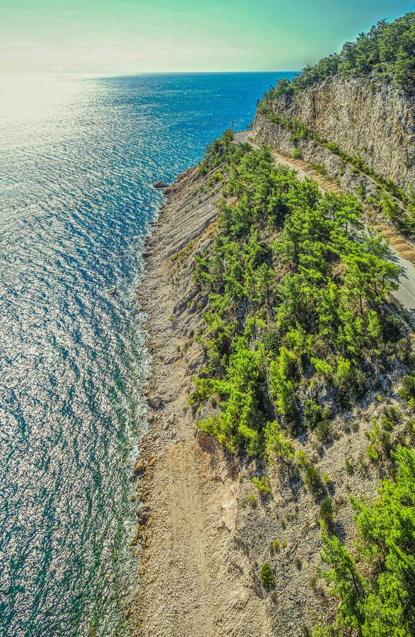 Beldibi Resort Village in Turkey Stock Photo - Image of wood, panorama ...