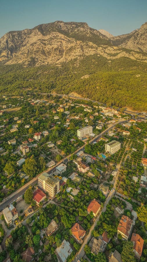 Beldibi Resort Village in Turkey Stock Image - Image of peak, rock ...
