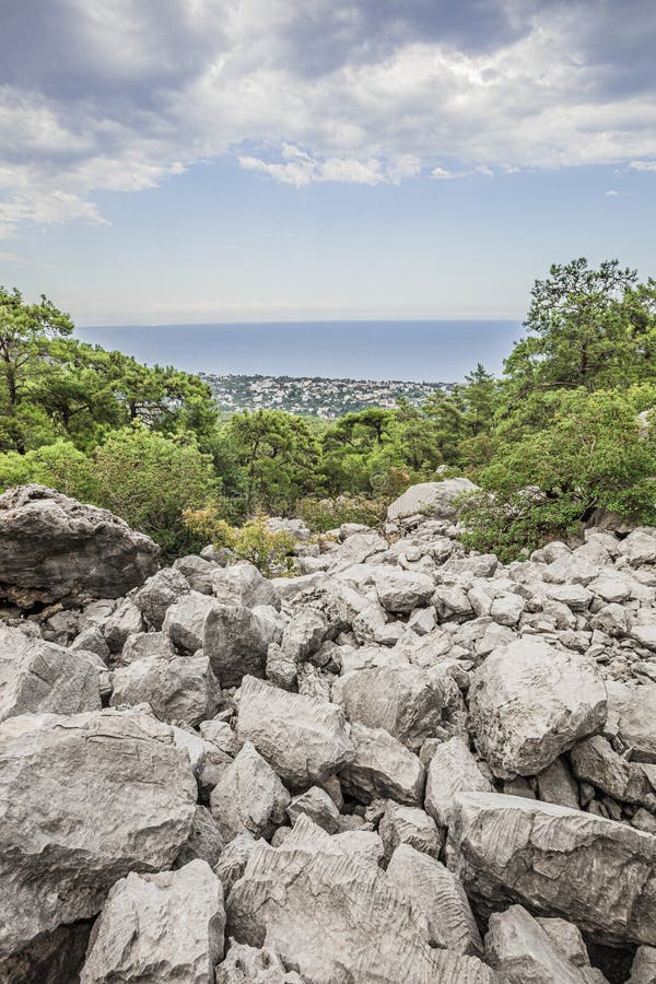 Beldibi Resort Village in Turkey Stock Image - Image of resort ...