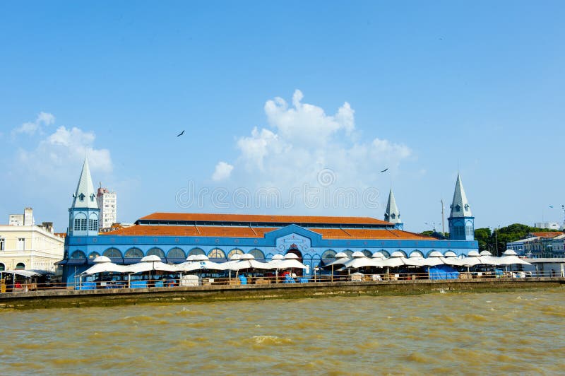 Belem Hace Para En El Brasil Foto de archivo - Imagen de paisaje ...