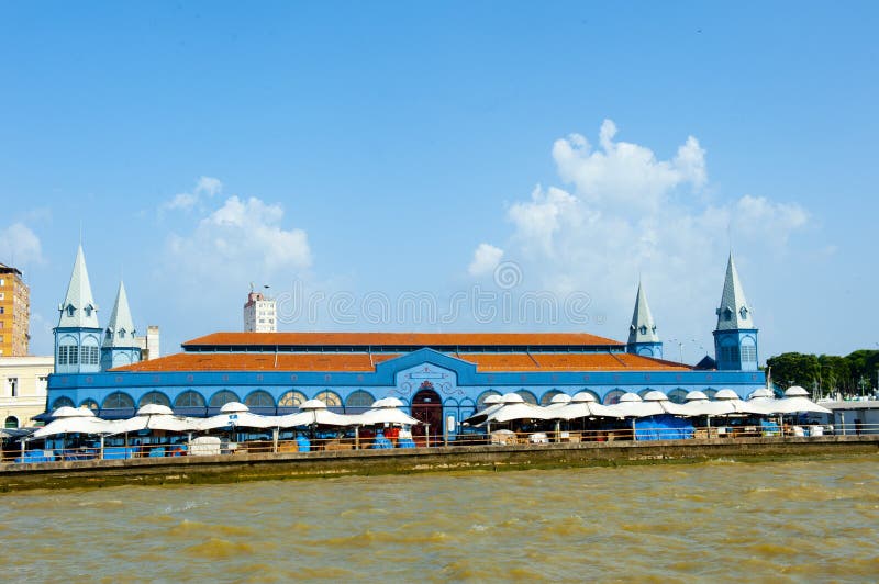 Belem de Para, el Brasil fotografía editorial. Imagen de barcos - 60451882