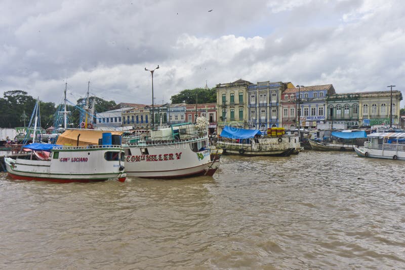 Belem Port View, Amazon Basin, Brazil, South America Editorial Photo ...