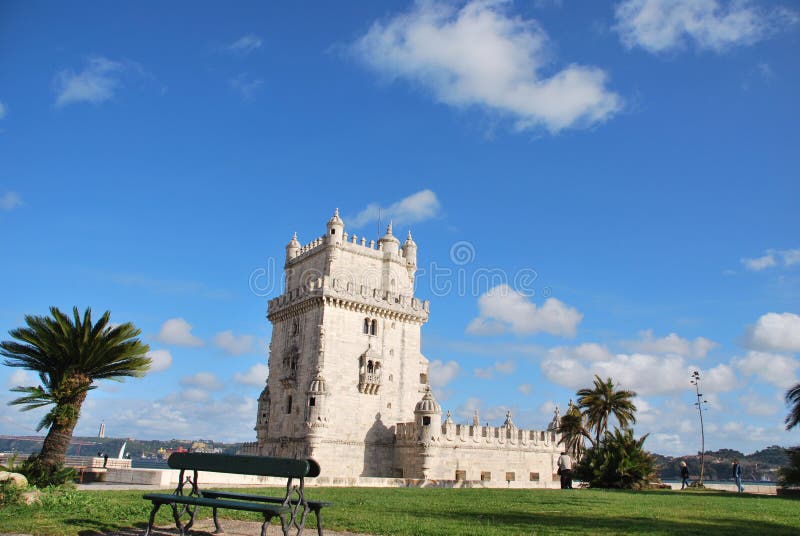 Belem Tower stock photo. Image of discovery, estuary, destinations ...