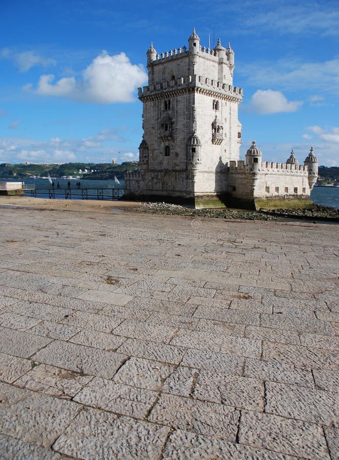 Belem Tower stock photo. Image of discovery, estuary, destinations ...