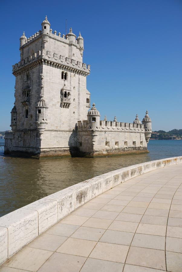 Belem Tower stock photo. Image of discovery, estuary, destinations ...