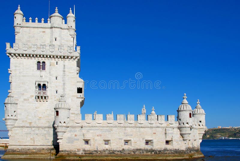 Belem tower stock photo. Image of fortification, attraction - 1825732