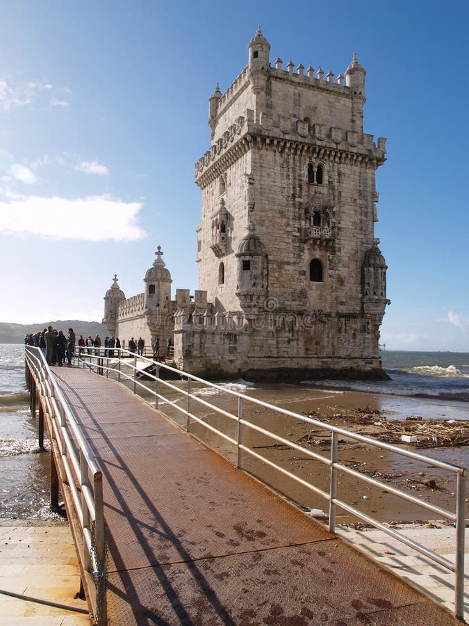 Belem Tower stock image. Image of castle, unesco, landmark - 22979479