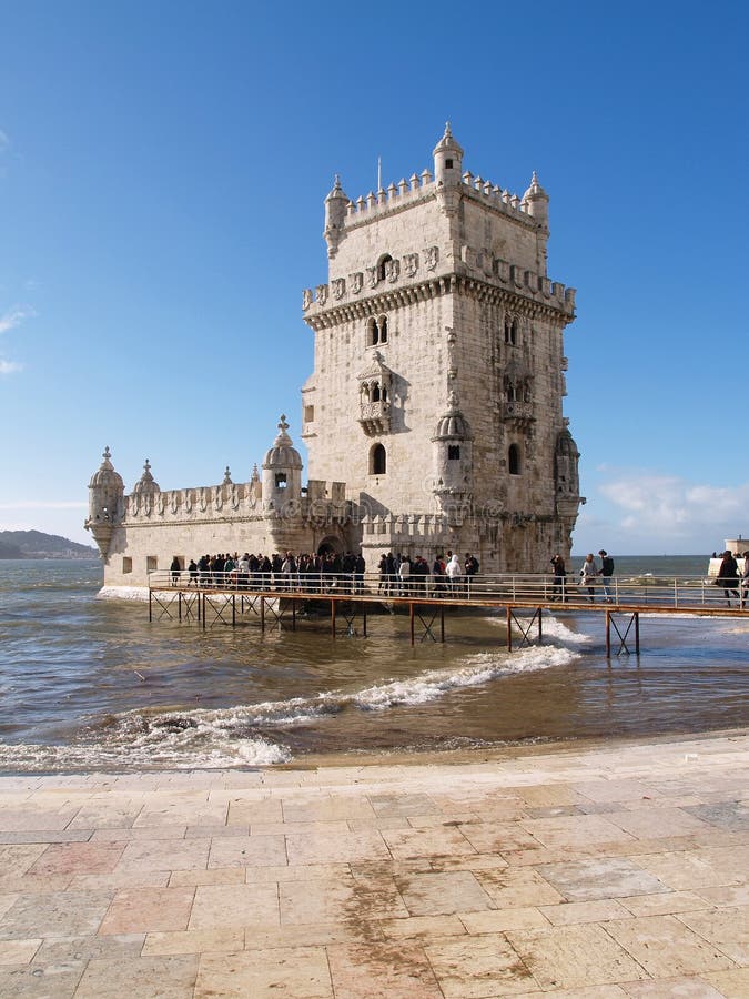 Belem Tower editorial stock photo. Image of famous, fortress - 23175183