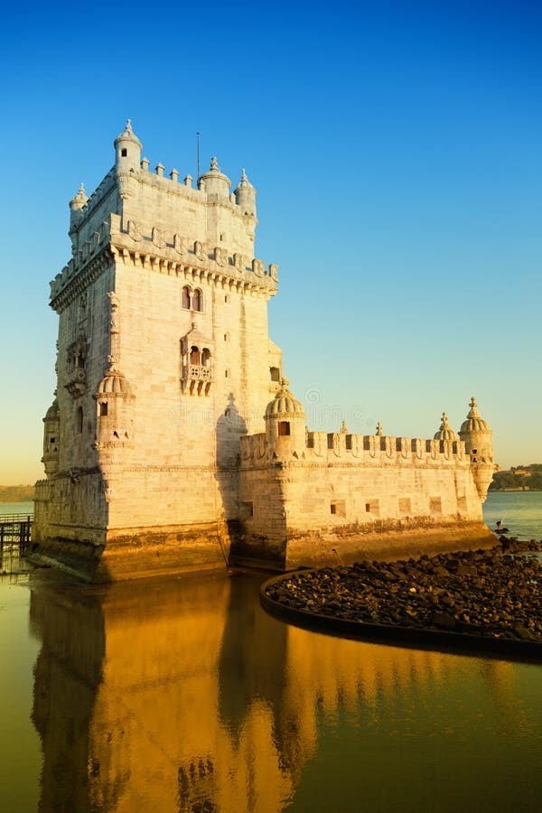 Belem Tower Lisbon stock image. Image of late, architecture - 9652239