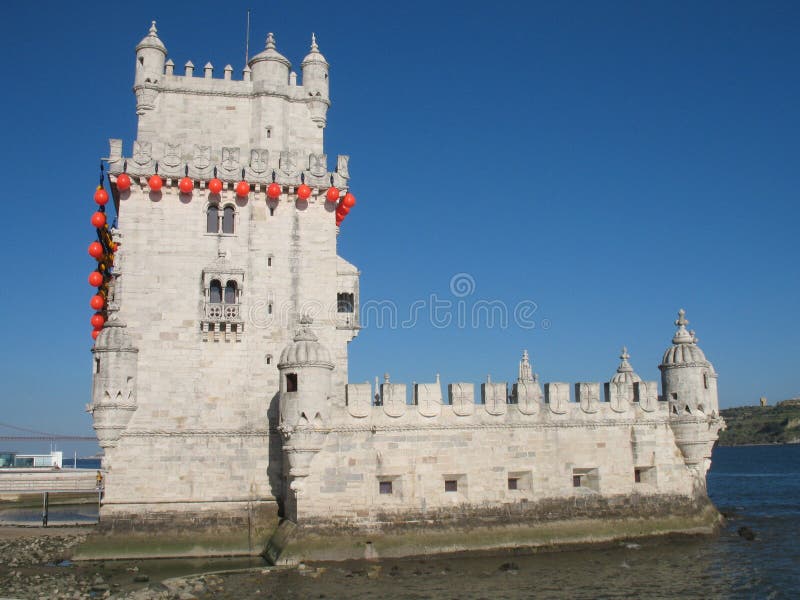 Belem tower stock photo. Image of river, tower, fortress - 66898200
