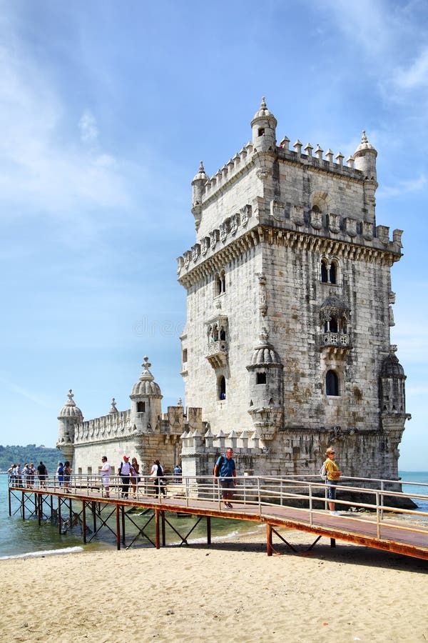 Belem Tower in Lisbon editorial photography. Image of building - 91518317