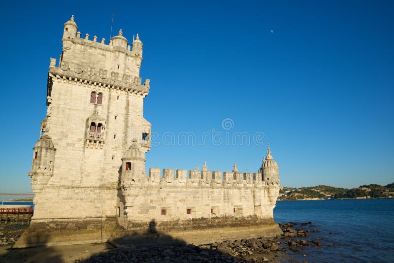 Belem Tower view stock photo. Image of attraction, europe - 185463654