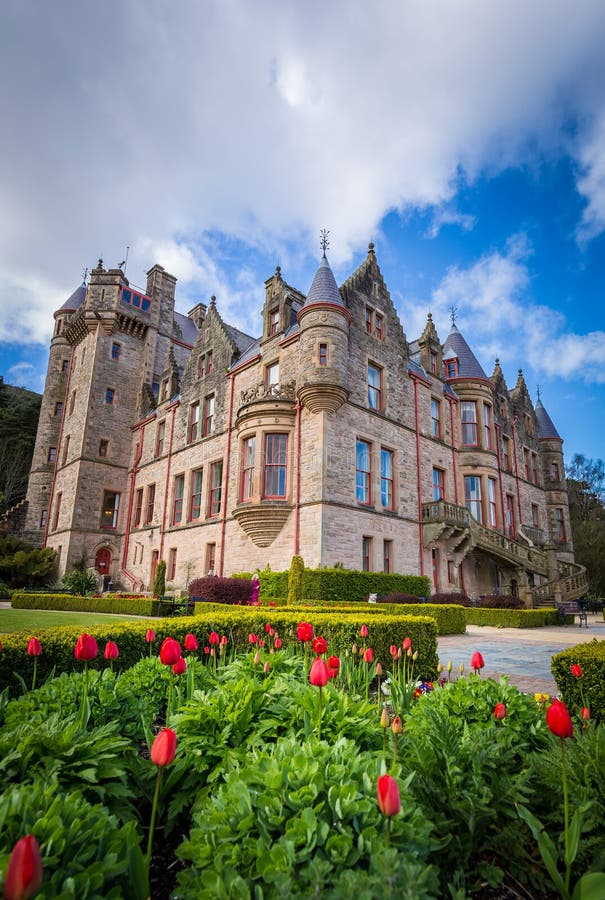 The belfast castle 2 stock photo. Image of black, landmark - 147387472