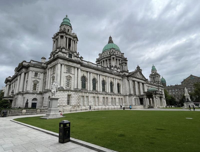 Belfast City Hall stock image. Image of facade, fronton - 354385255