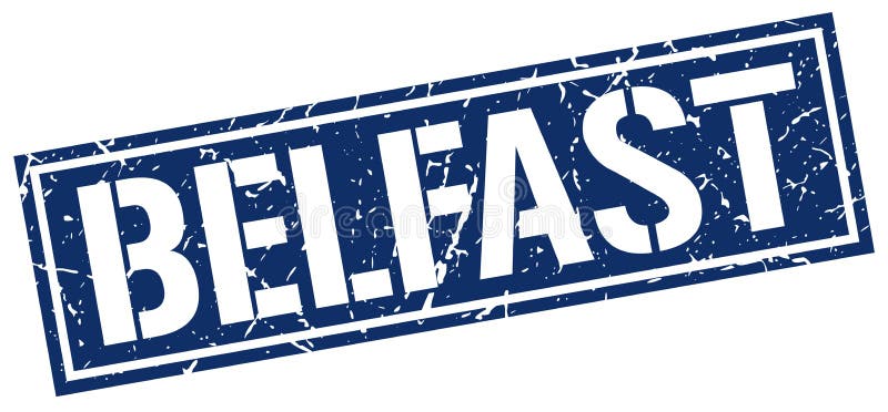 Belfast stamp stock vector. Illustration of rubber, location - 120870916