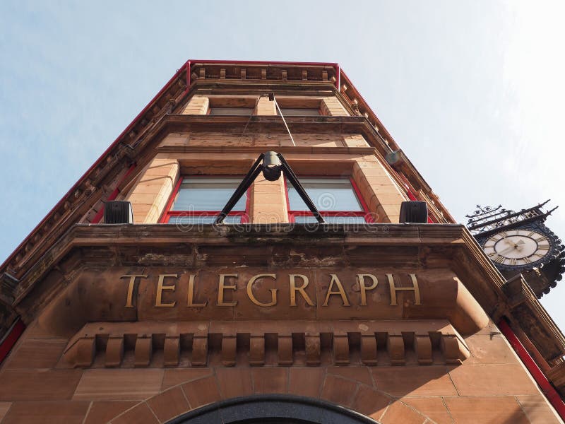 The Belfast Telegraph Building in Belfast Stock Image - Image of ...