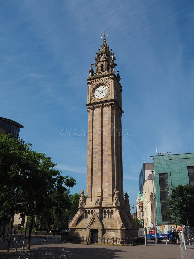 Albert Clock in Belfast editorial stock image. Image of square - 119302119