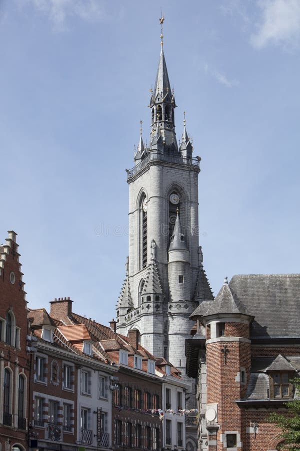 Belfort in Doornik in Belgium Stock Photo - Image of unesco, belfort ...