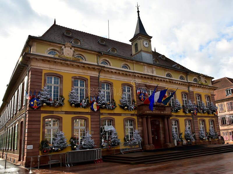 Belfort Town Hall on the Old Parade Ground Editorial Photo - Image of ...