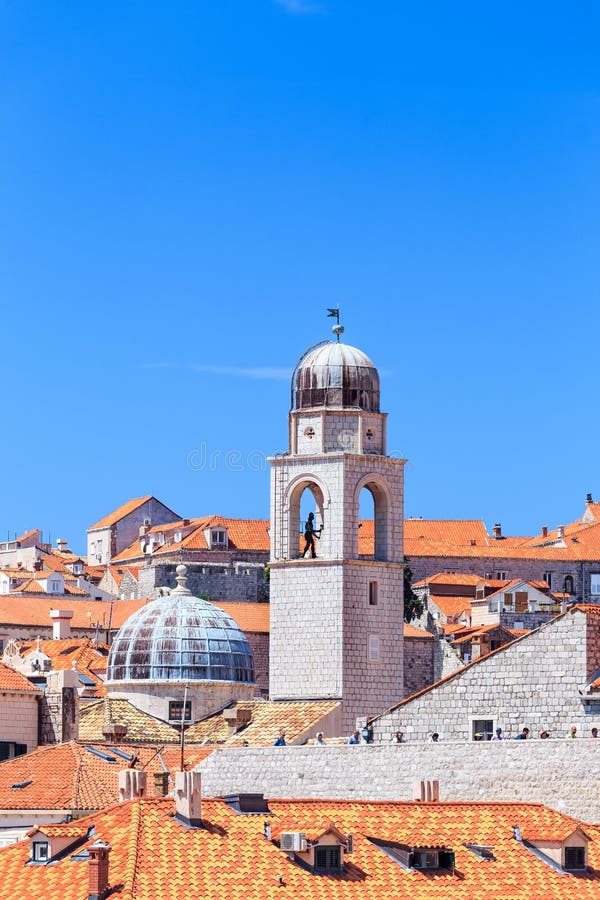 Belfry the Bell Tower in Dubrovnik, Croatia Editorial Photo - Image of ...