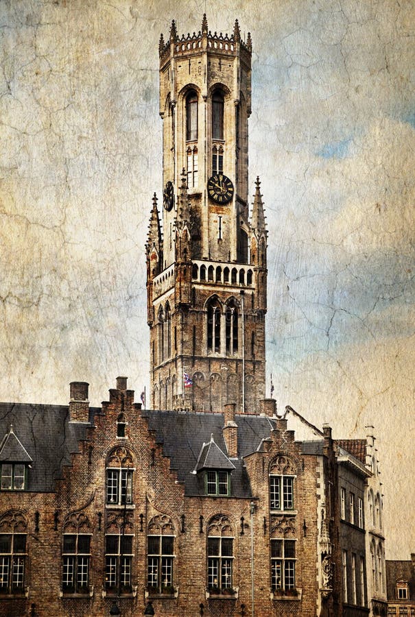 Belfry of Bruges, Belgium stock photo. Image of facade - 22493016