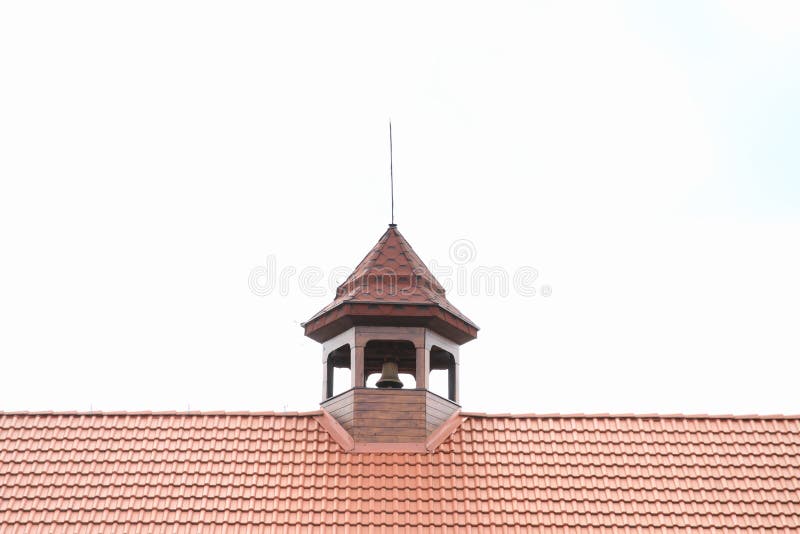 Belfry on roof of house stock photo. Image of belfry - 52345864