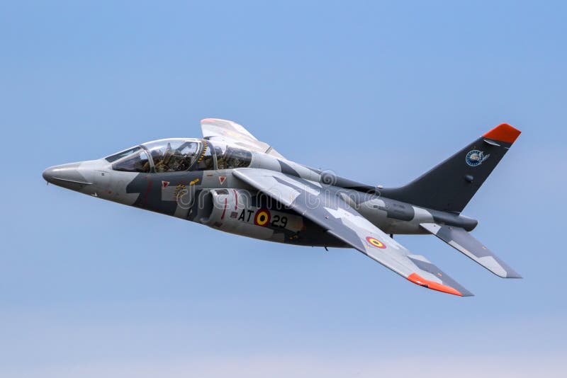 Belgian Air Force Alpha Jet Trainer Jet Editorial Photography - Image ...