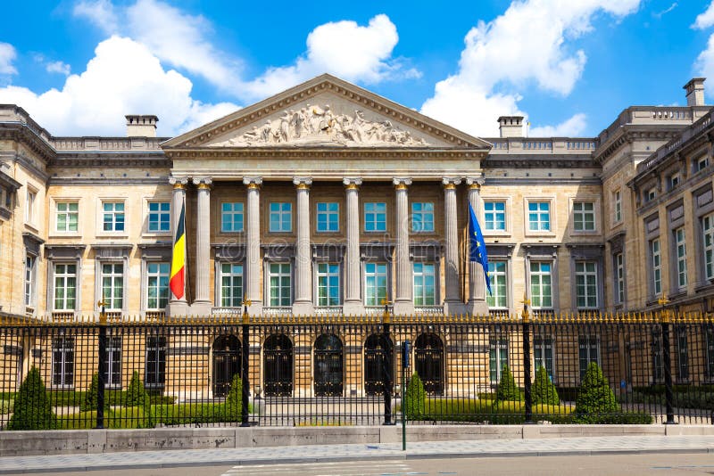 Belgian Federal Parliament, Brussels Stock Photo - Image of belgium ...
