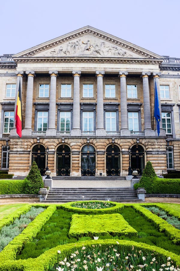 Belgian Federal Parliament, Brussels Stock Image - Image of historical ...