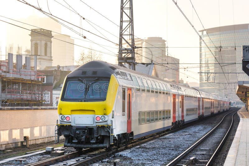 Belgian train stock photo. Image of second, travel, stairs - 59703716