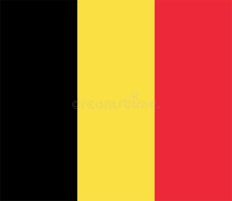 Belgische Vlag - België vector illustratie. Illustration of landen ...