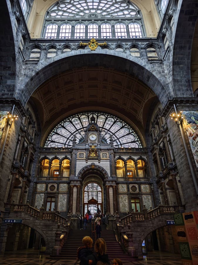 BELGIUM, ANTWERP - October 21, 2024: Antwerp Central Station Editorial ...