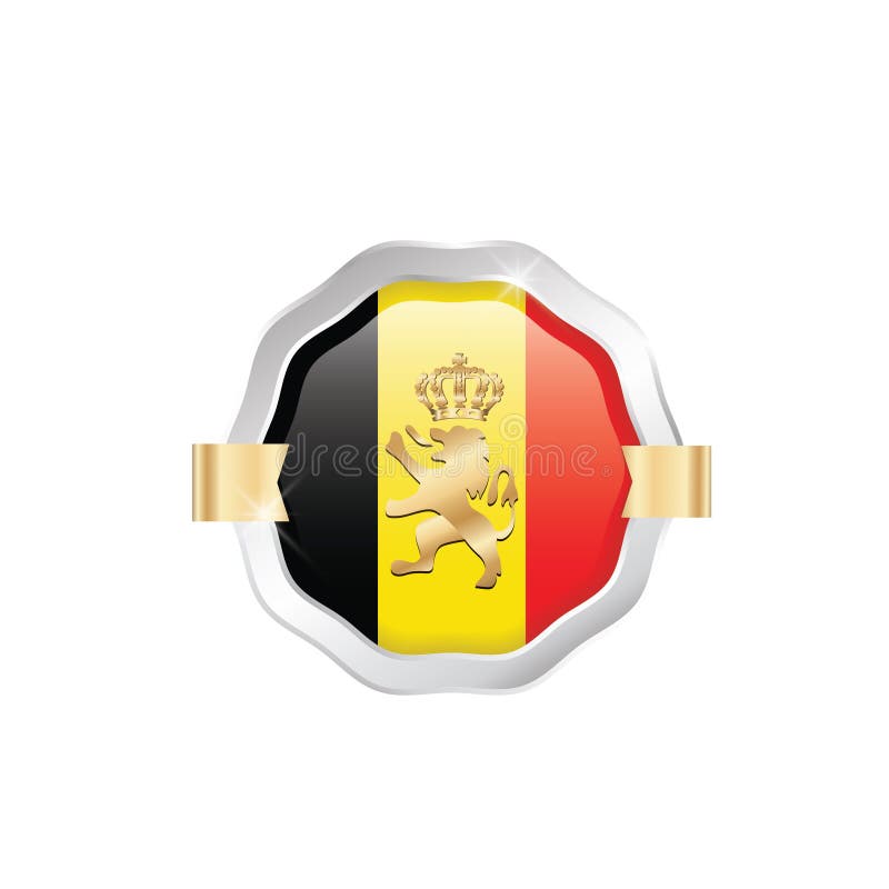 Belgium Badge. Vector Illustration Decorative Design Stock Vector ...