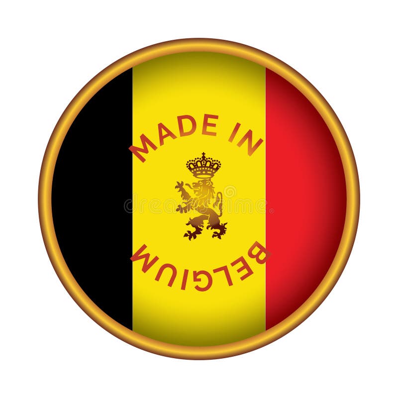 Belgium Badge. Vector Illustration Decorative Design Stock Vector ...