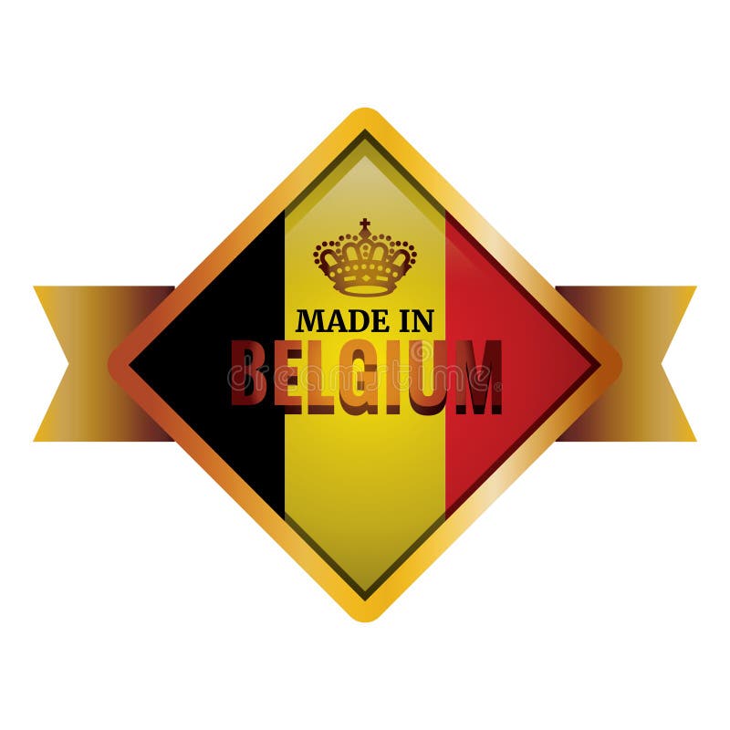Belgium Badge. Vector Illustration Decorative Design Stock Vector ...
