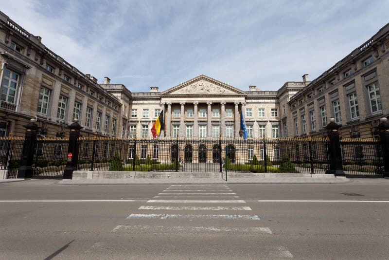 Belgium federal parliament stock photo. Image of historic - 19677978