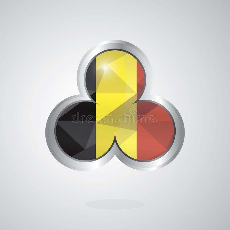 Belgium Flag Icon. Vector Illustration Decorative Design Stock Vector ...