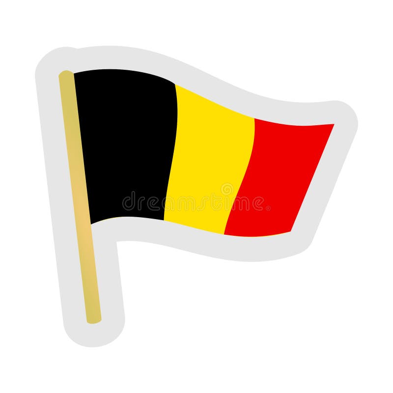 Belgium Flag stock vector. Illustration of line, textile - 256023242