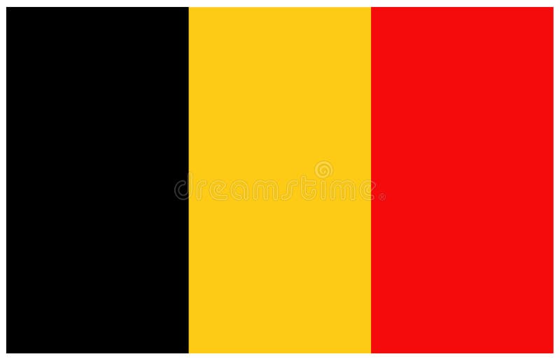 Flag of Belgium Vector Illustration, Belgian Flag National Patriotic ...