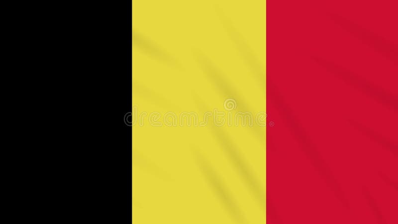 Belgium Flag Background Realistic Waving in the Wind 4K Video, for ...