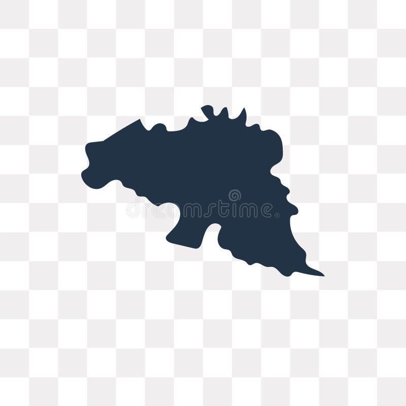 Belgium Map Vector Icon Isolated on Transparent Background, Belg Stock ...