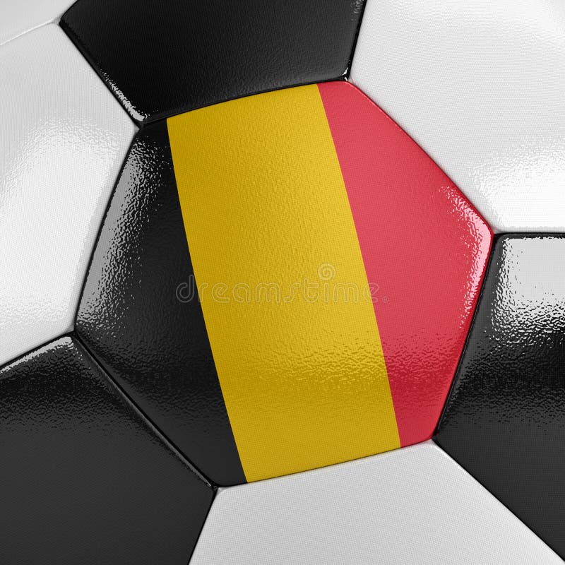 Belgium Soccer Ball stock illustration. Illustration of soccer - 38980312