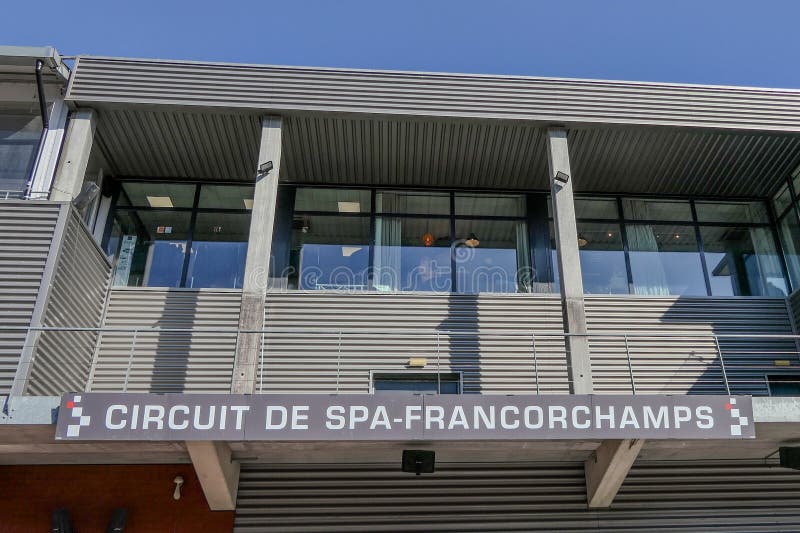 Belgium, Spa Francorchamps Circuit, Name of the Circuit in Front of the ...