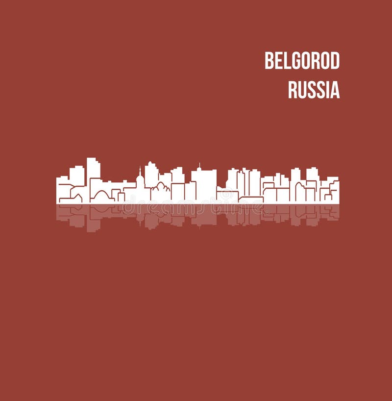 Mapa De La Silueta De Belgorod Rusia Con Fondo Transparente Ilustración ...