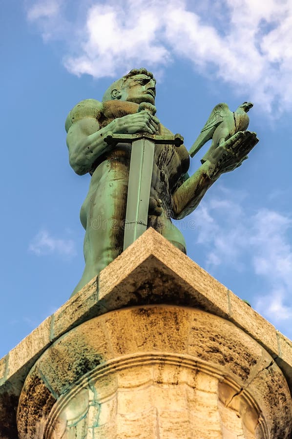 Belgrad siegreich/Sieger stockfoto. Bild von platz, fort - 41253100