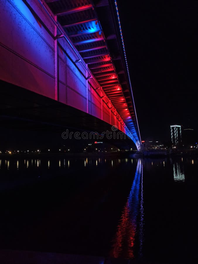 Belgrade Brankov most stock photo. Image of brankov - 225440640