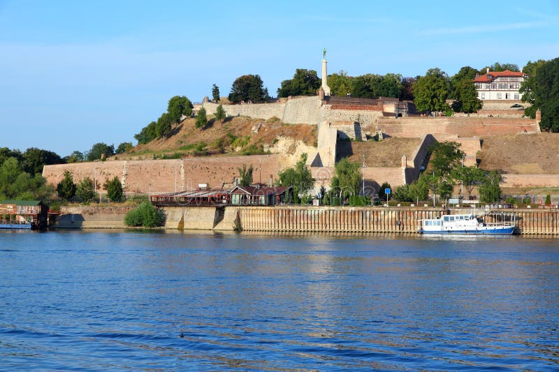 Kalemegdan, Belgrade stock image. Image of fort, ships - 14132505